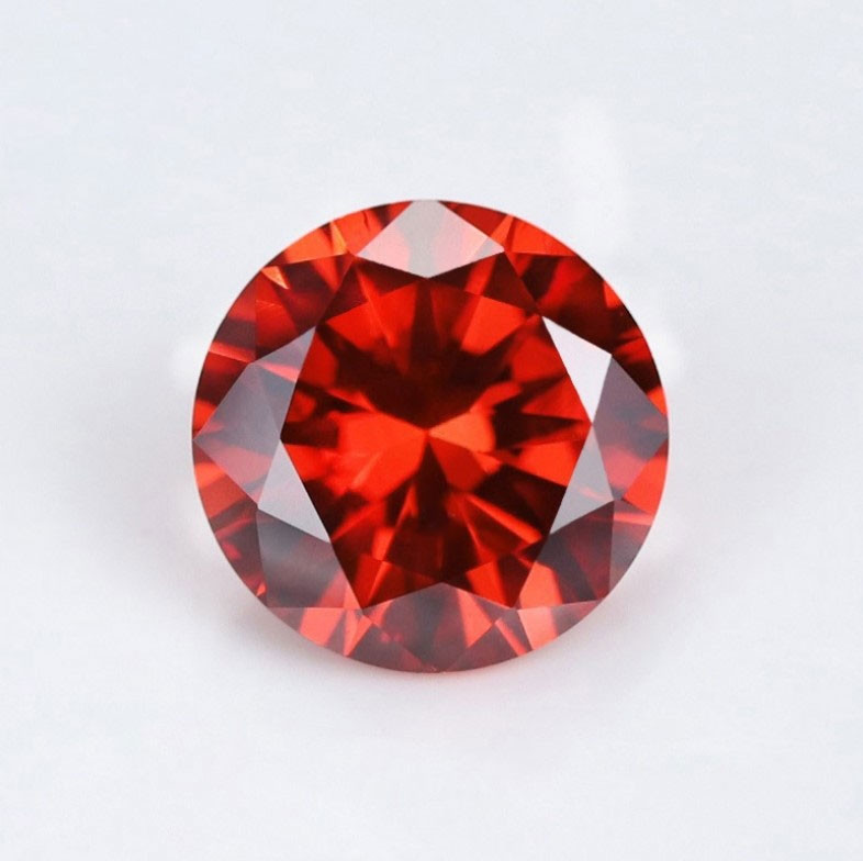 SayaBling Ruby Round Cut 5A Lab-Created Gemstone - SayaBling